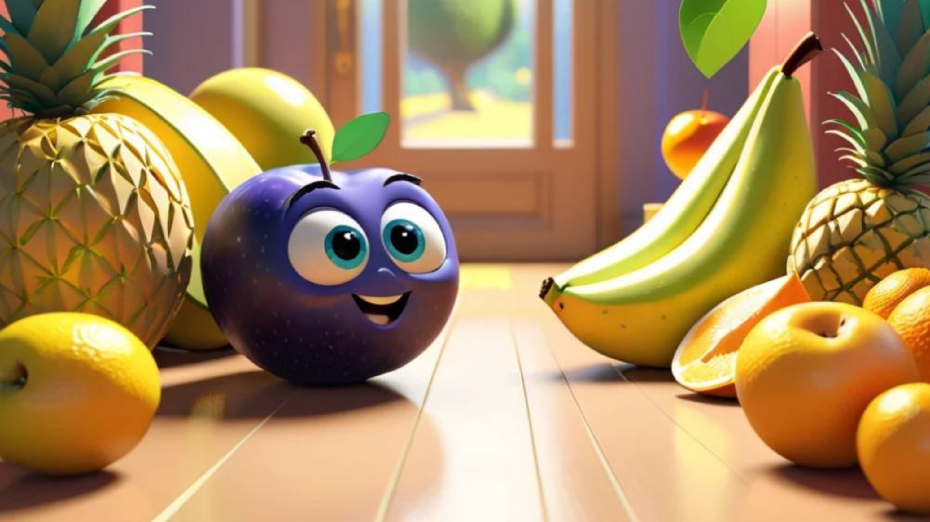 Однажды в саду жили волшебные Фрукты, мультфильм для детей