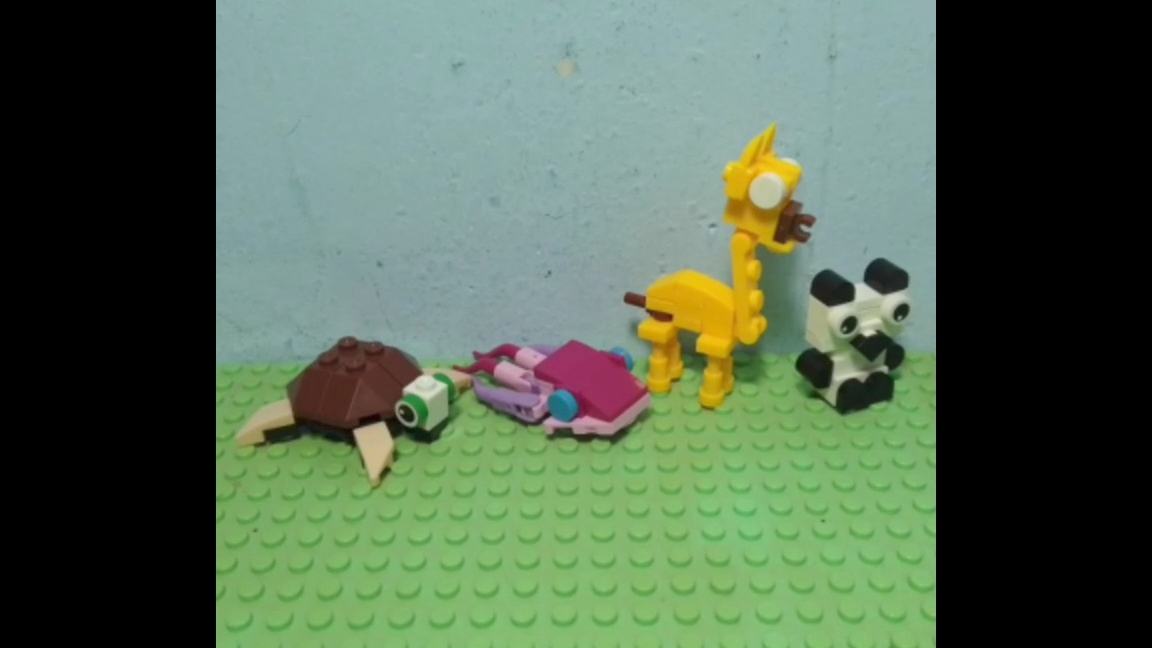 лего зверятыши от магнита 🐢🐙🦒🐼.