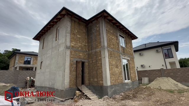 Остеклили дом в немецком профиле. ОКНАЛЮКС Севастополь