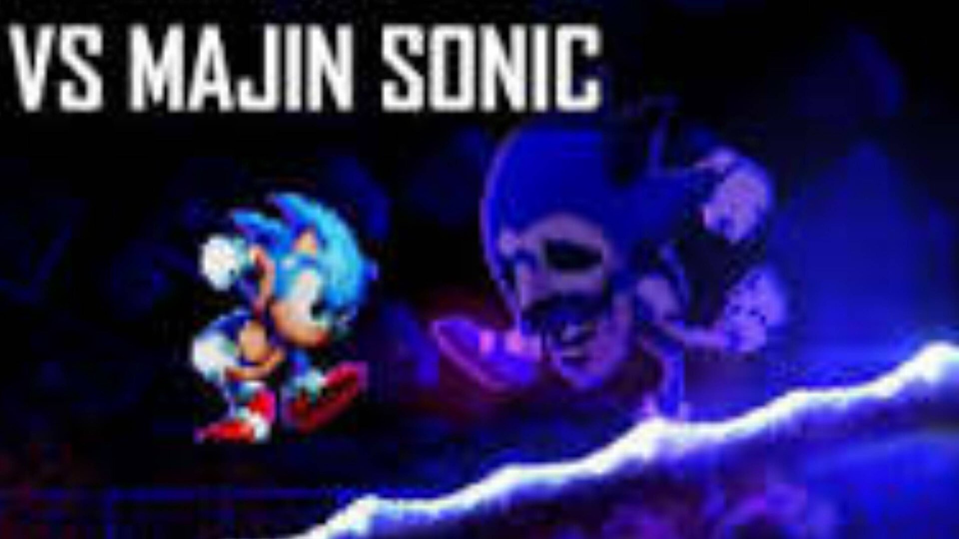 Sonic vs Majin sonic