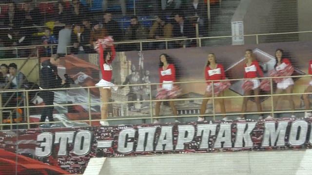 Спартаковская команда чирлидинга ч.2