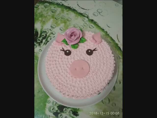 Сборка и украшение торта.