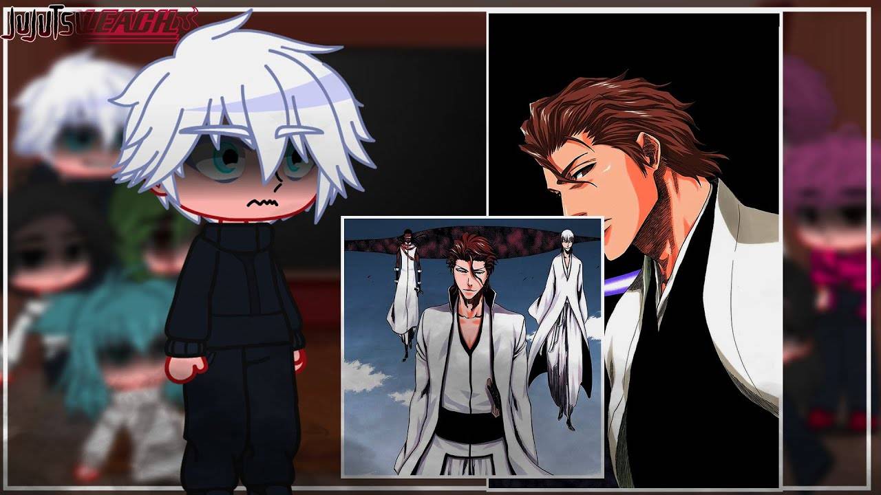 Реакция персонажей Магической битвы на Блич / Айзен, Ичиго / Гача реакция / Bleach