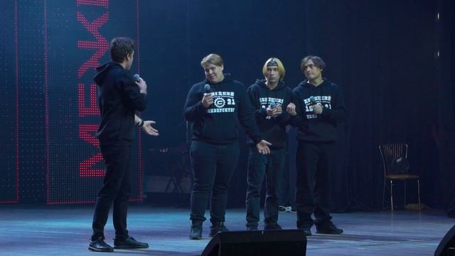 Команда КВН ДонНТУ на межвузовском дебюте 2024