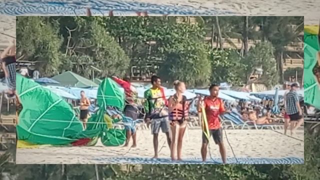 На парашюте над Пхукетом. 501, 502, 503 - кольцо - купол