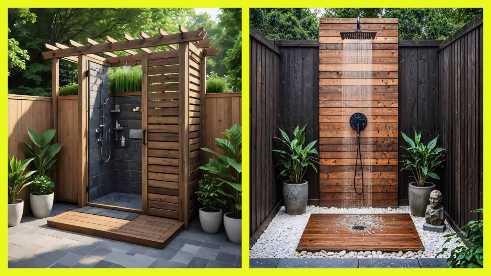 Летний душ на даче: оазис свежести в жаркий день 🚿☀️