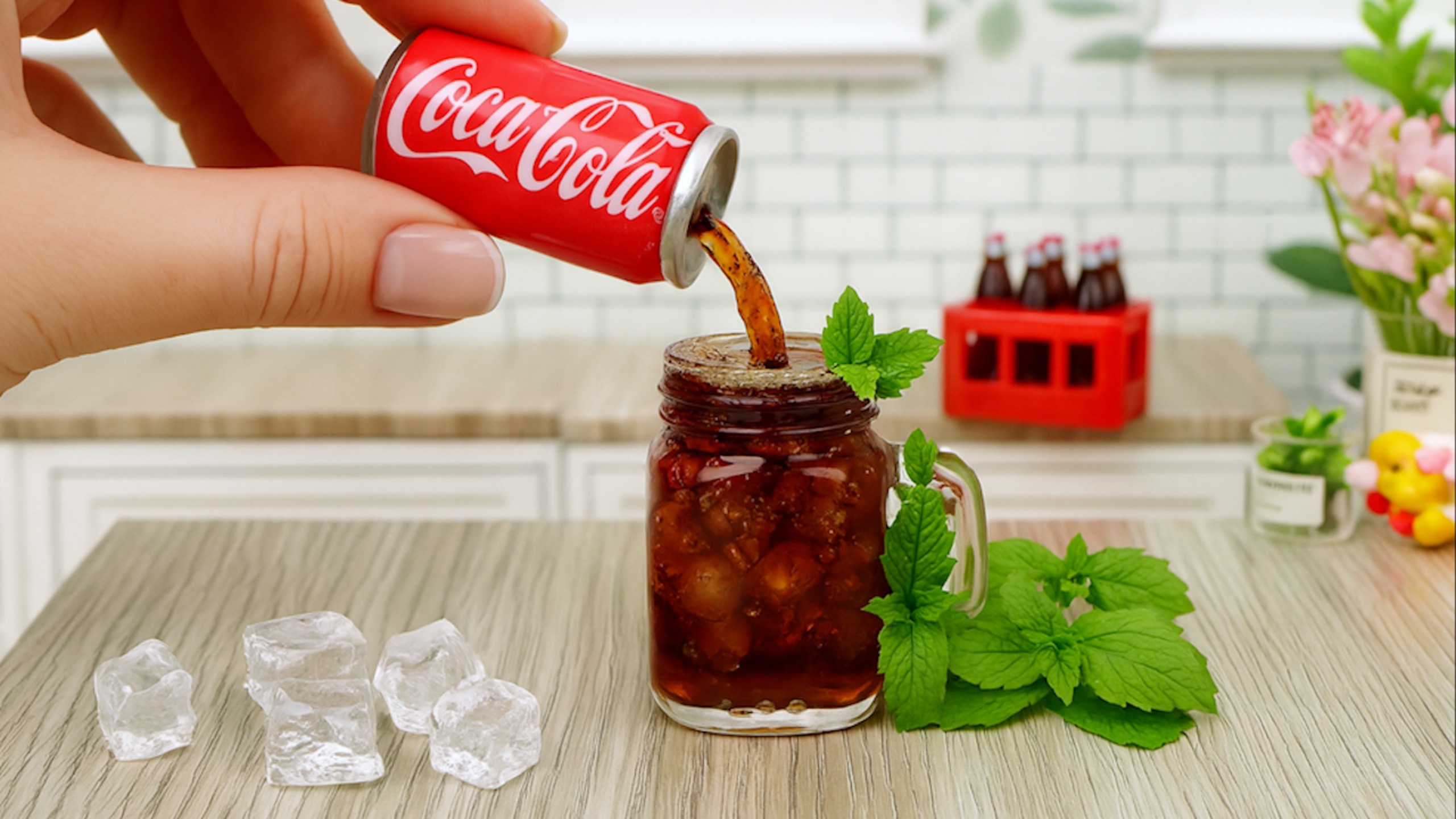 Большая Подборка Рецептов Миниатюрных Напитков! 🤗  Бабл-ти, Милкшейк, Coca-Cola! 😋🧋Мини Кухня ❤️