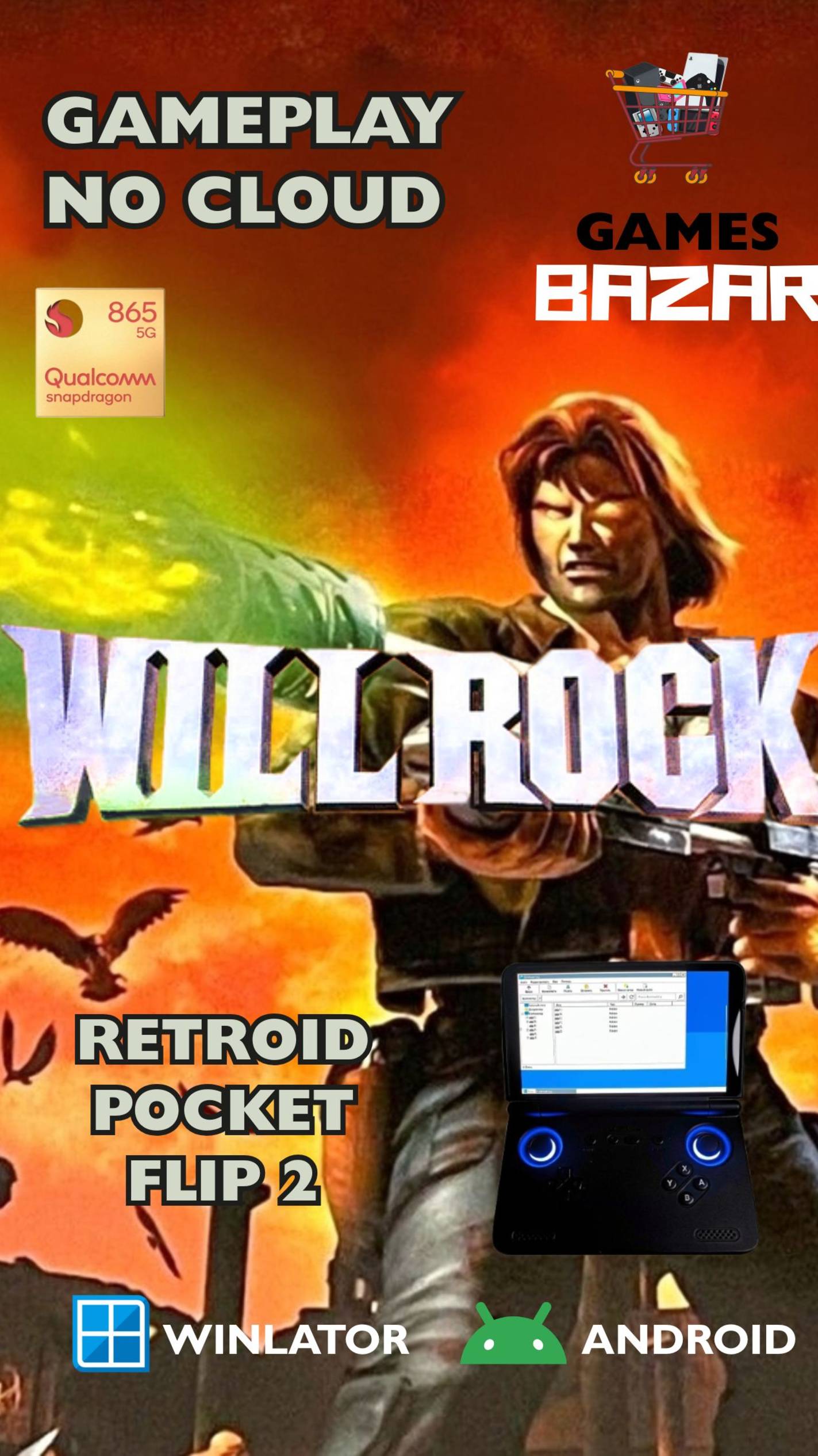 Will Rock на андроид GAMEPLAY Winlator v10.1 Retroid pocket flip 2 #winlator #willrock