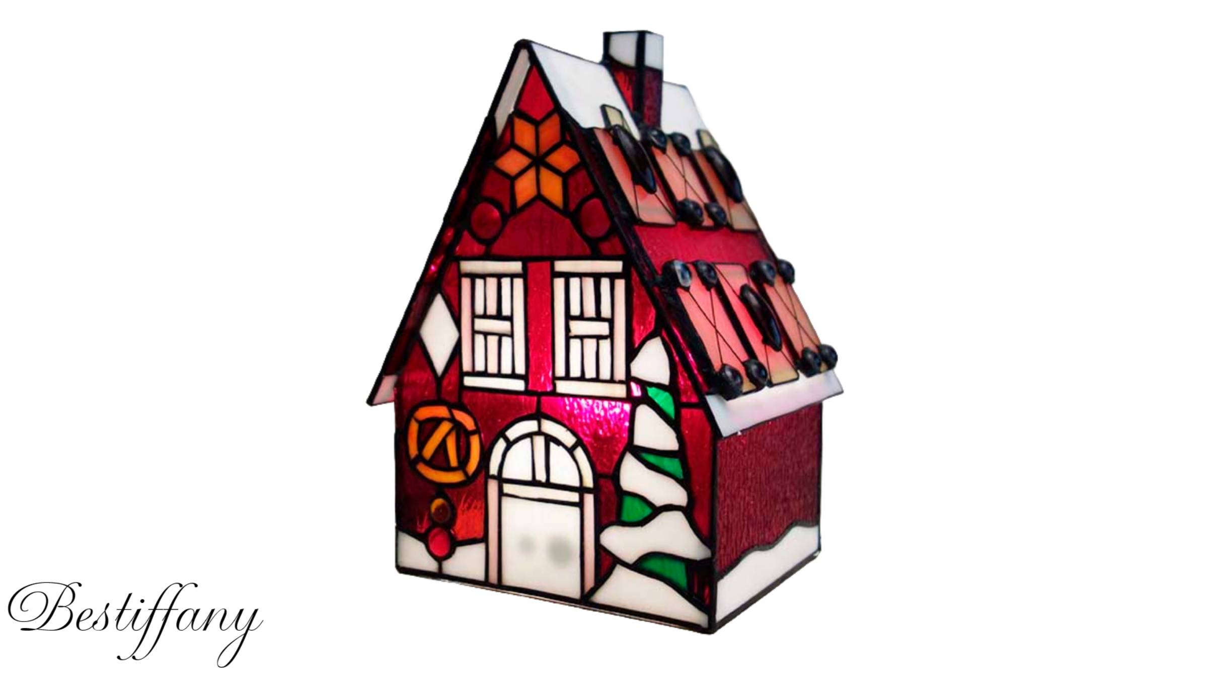 Светильник в виде пряничного домика в стиле тиффани RCN 64 от Bestiffany