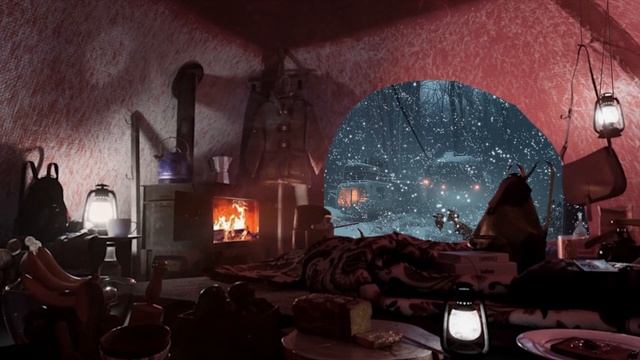Outpost-Snow Tent Shelter — Waiting for Someone to Return (2 Hour Downtempo Ambient Loop)