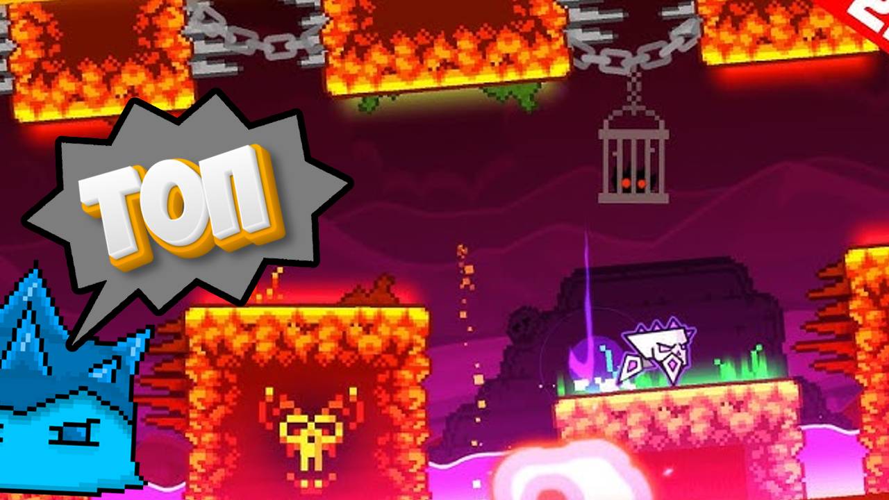 VLAD SKORP Проходит Самый красивый уровень в GEOMETRY DASH