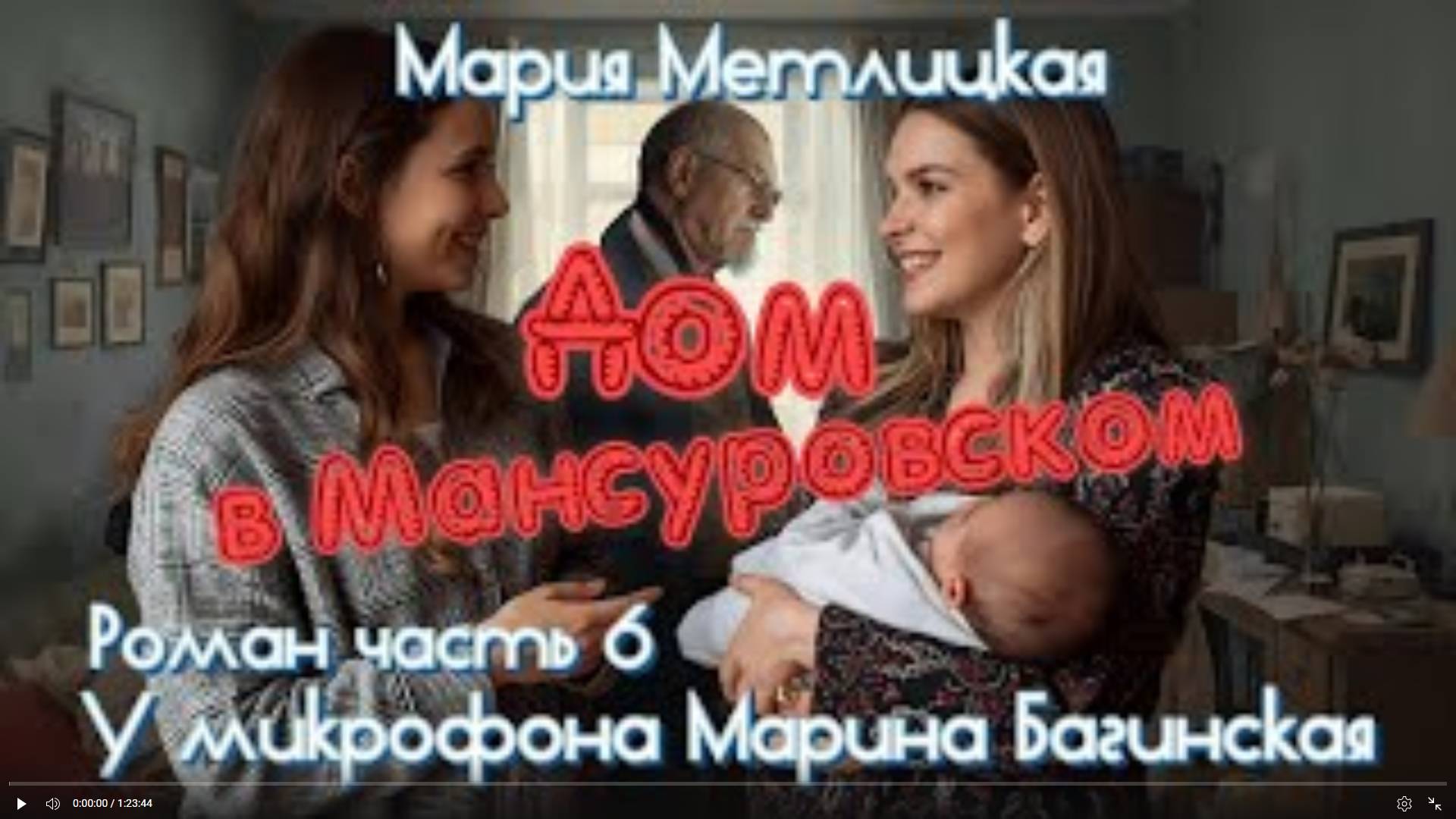 Мария Метлицкая _Дом в Мансуровском_ Роман часть 6 У микрофона Марина Багинская
