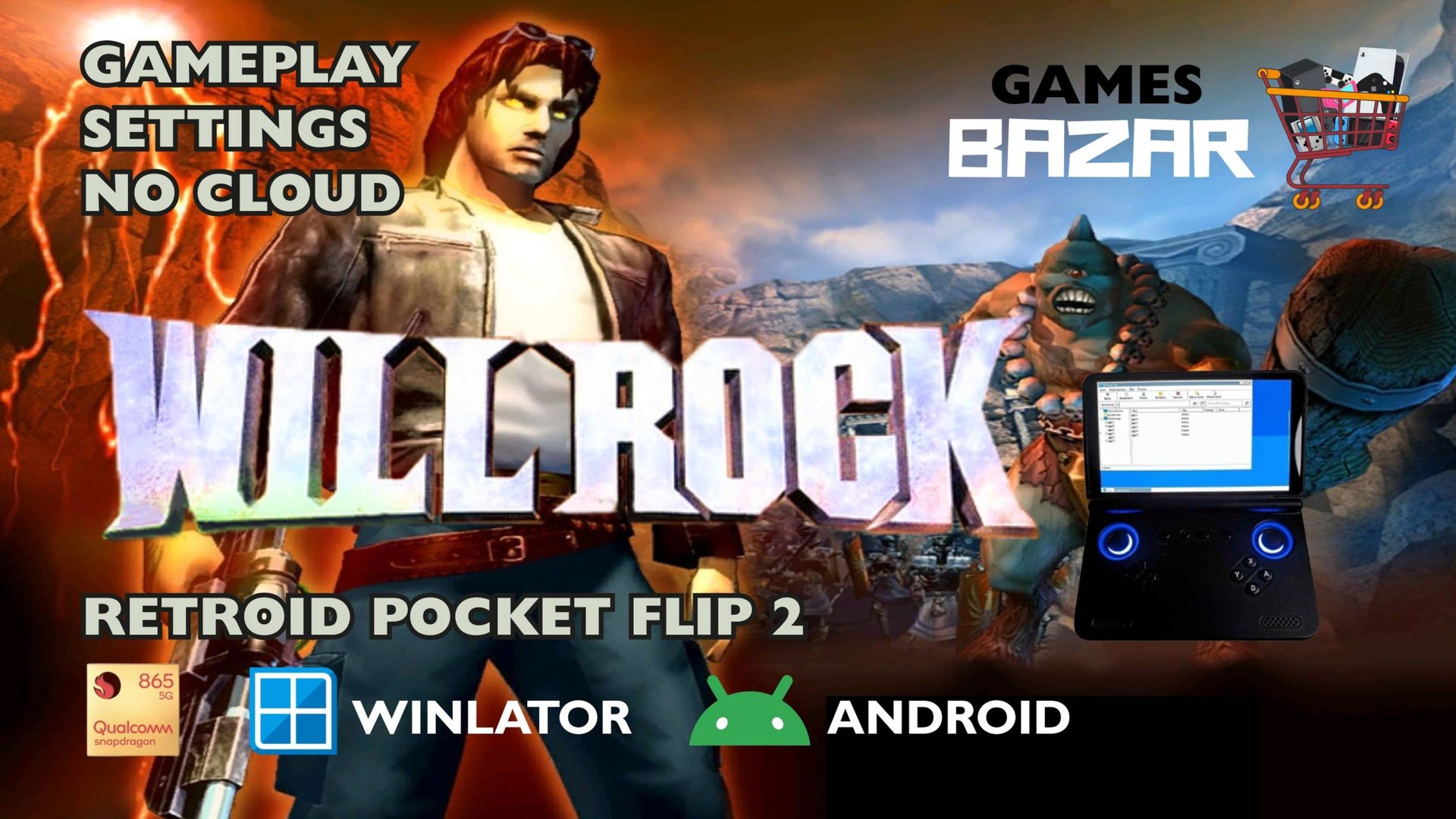 Will Rock на андроид настройки  Winlator v10.1 Retroid pocket flip 2 #winlator #games  #emulator