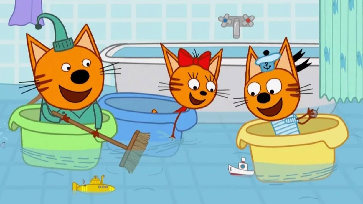 ТРИ КОТА - КОРЖИК КАРАМЕЛЬКА И КОМПОТ ТРИ КОТА - ТРИ КОТА ДЛЯ МАЛЫШЕЙ