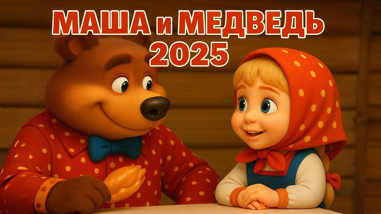 Маша  и Медведь - Русская народная сказка Мультик с песенкой!