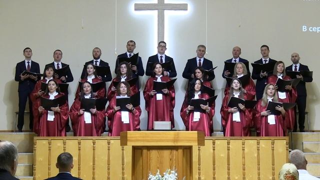 Общее пение "О посмотри на Иисуса"