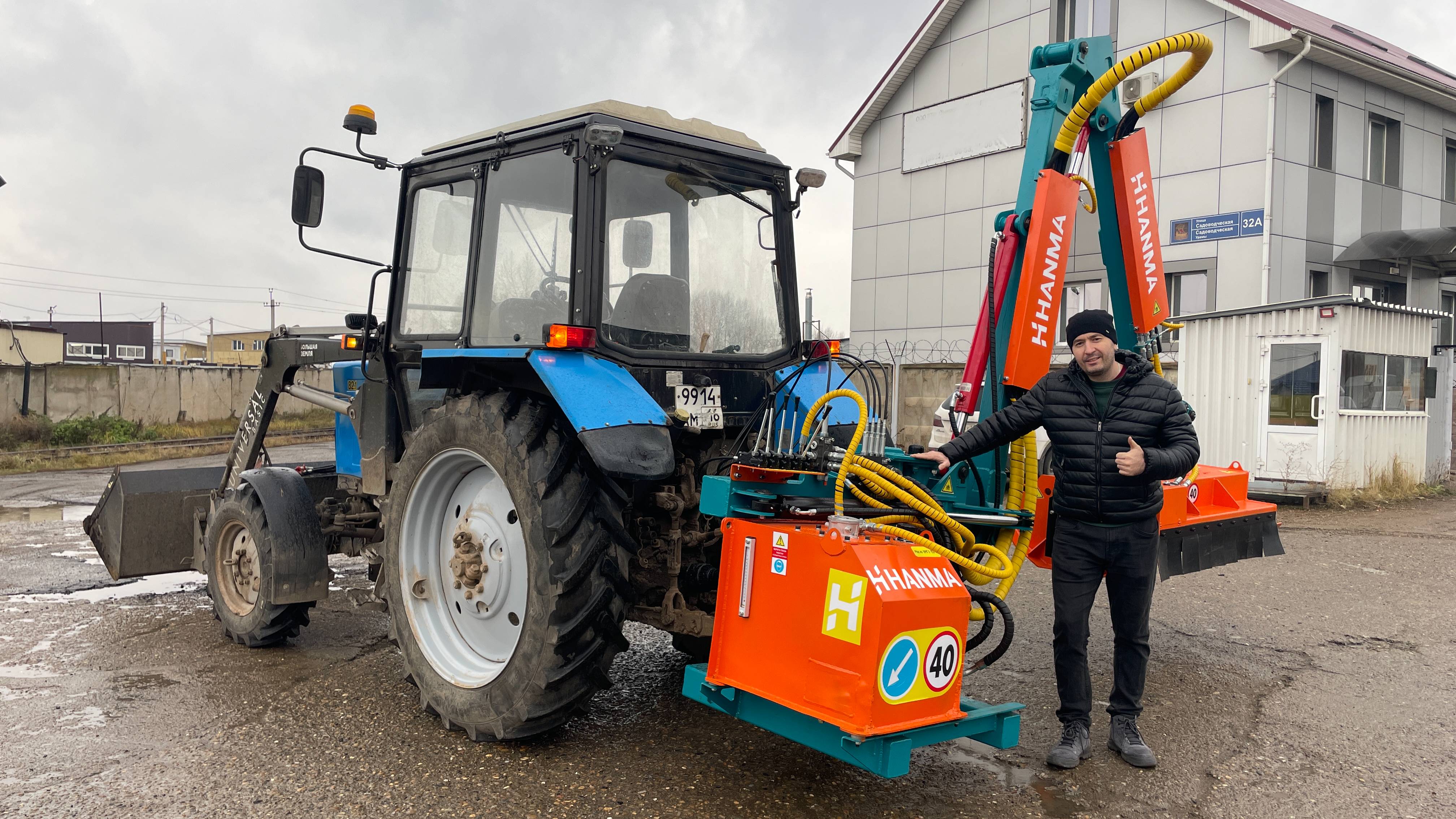 Обзор косилки манипуляторной HANMA