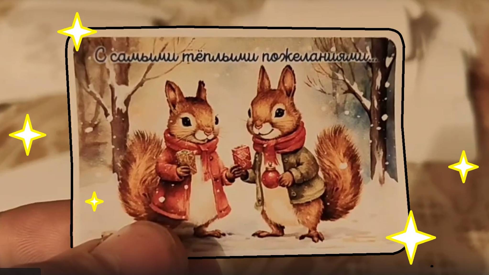 Наклейки Открытки СССР