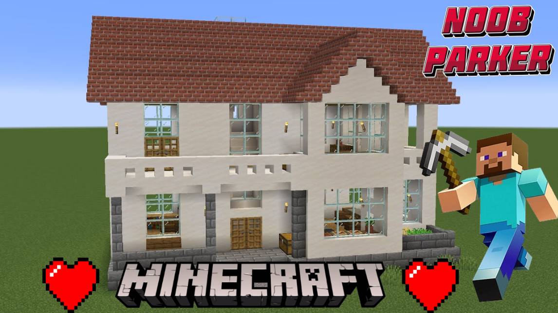 Майнкрафт - Как построить загородный особняк - дом