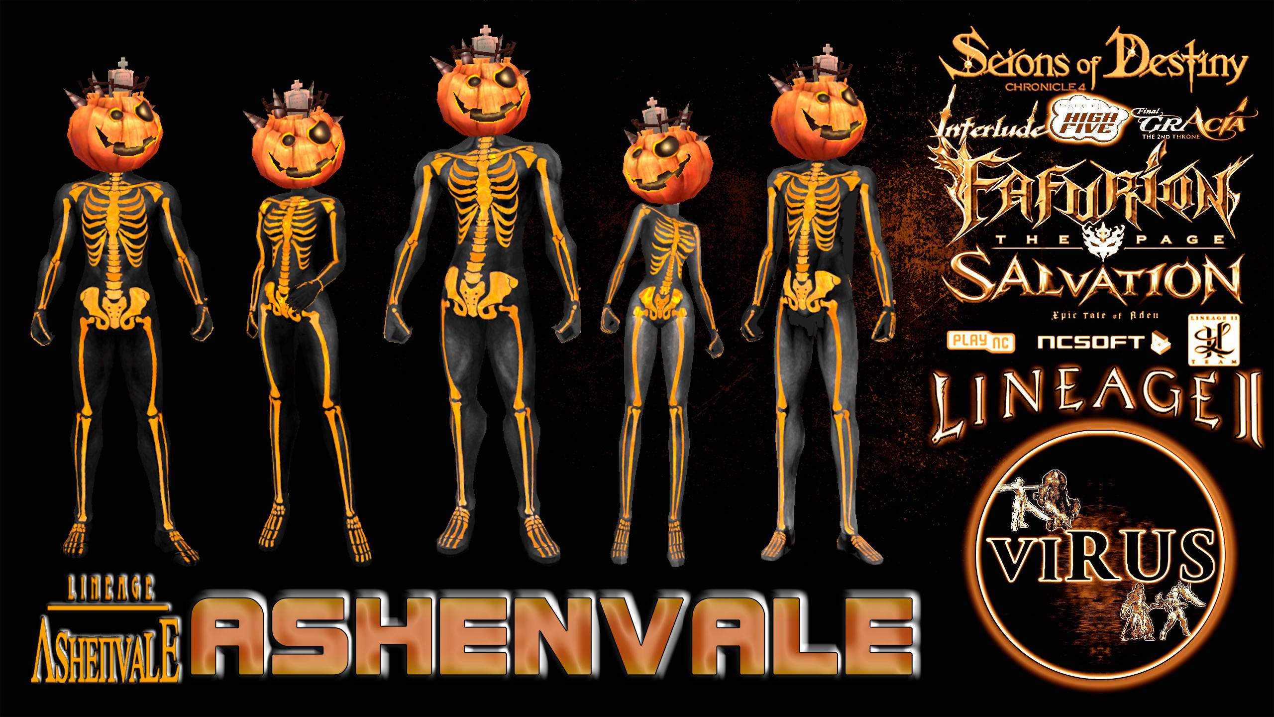 Halloween Costume for the www.Ashenvale.Club server. LINEAGE II-Classic ◄√i®uS►