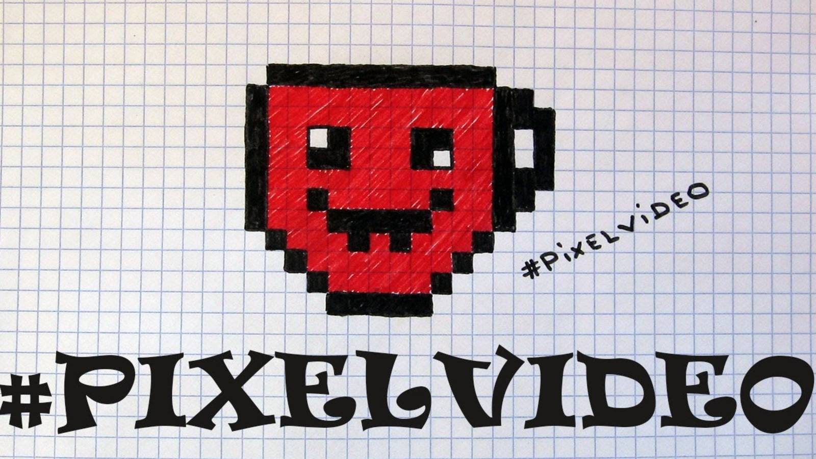 РИСУЕМ ПО КЛЕТОЧКАМ КАВАЙНУЮ ЧАШКУ #pixelvideo3d