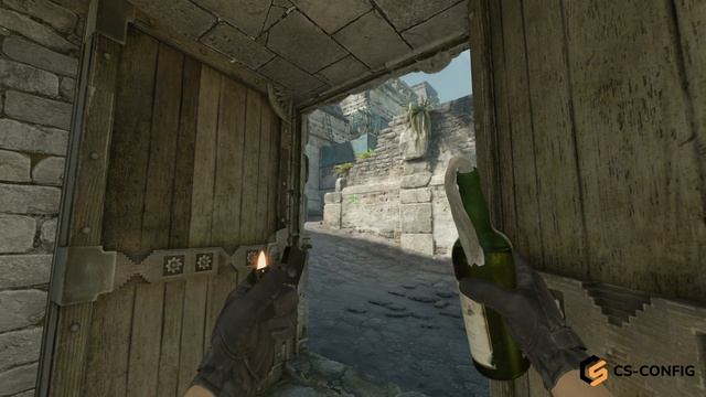 1) Ancient - Молотов в кейв с дверей (анти пуш)