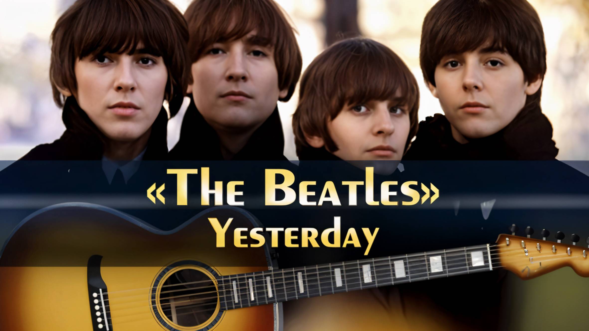 Как играть ''Yesterday''(The Beatles) - 2_2 Руководство по игре на фортепиано