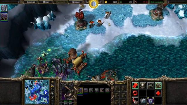Прохождение Warcraft III: Frozen Throne Глава 3 Повелитель тьмы Возвращение в Нортренд #19