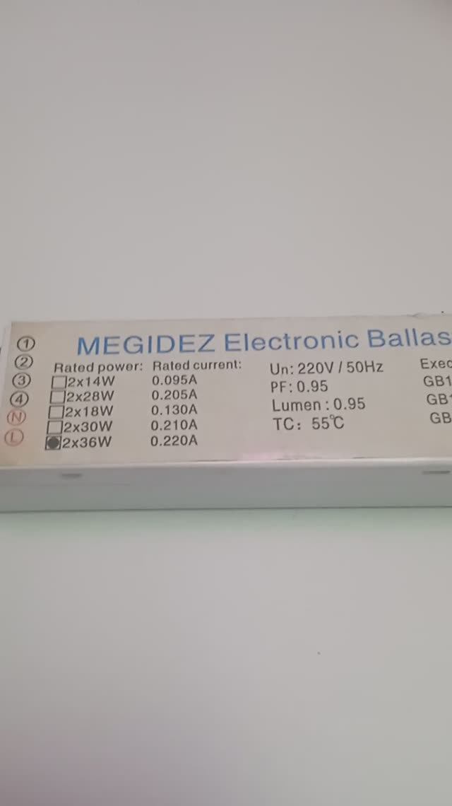 Электронный балласт для Мегидез 2х36W бактерицидного облучателя-рециркулятора-