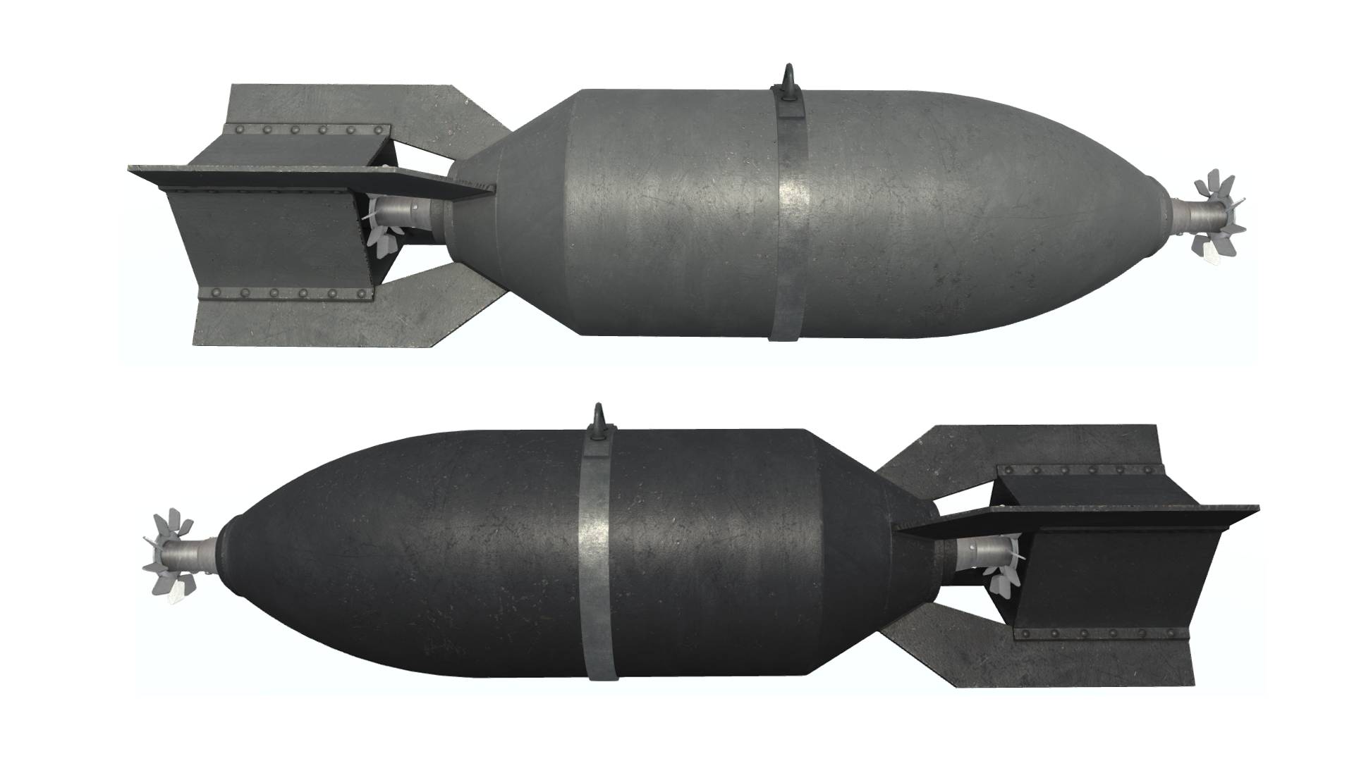 3D модель. Авиабомба ФАБ-100ЦК (100 кг) СССР.