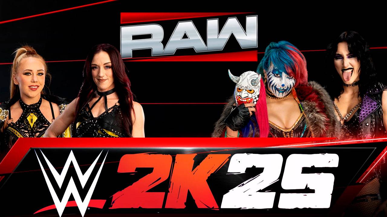 Alba Fyre & Isla Dawn VS Asuka & Rhea Ripley - Monday Night Raw - WWE 2K25 #1