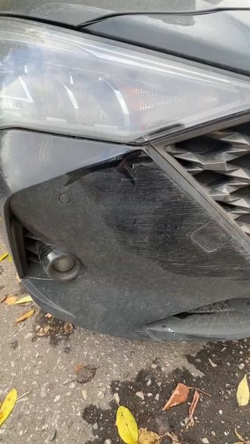 Solaris HS. Поцарапали на парковке! #дтп #дуракиидороги #авария