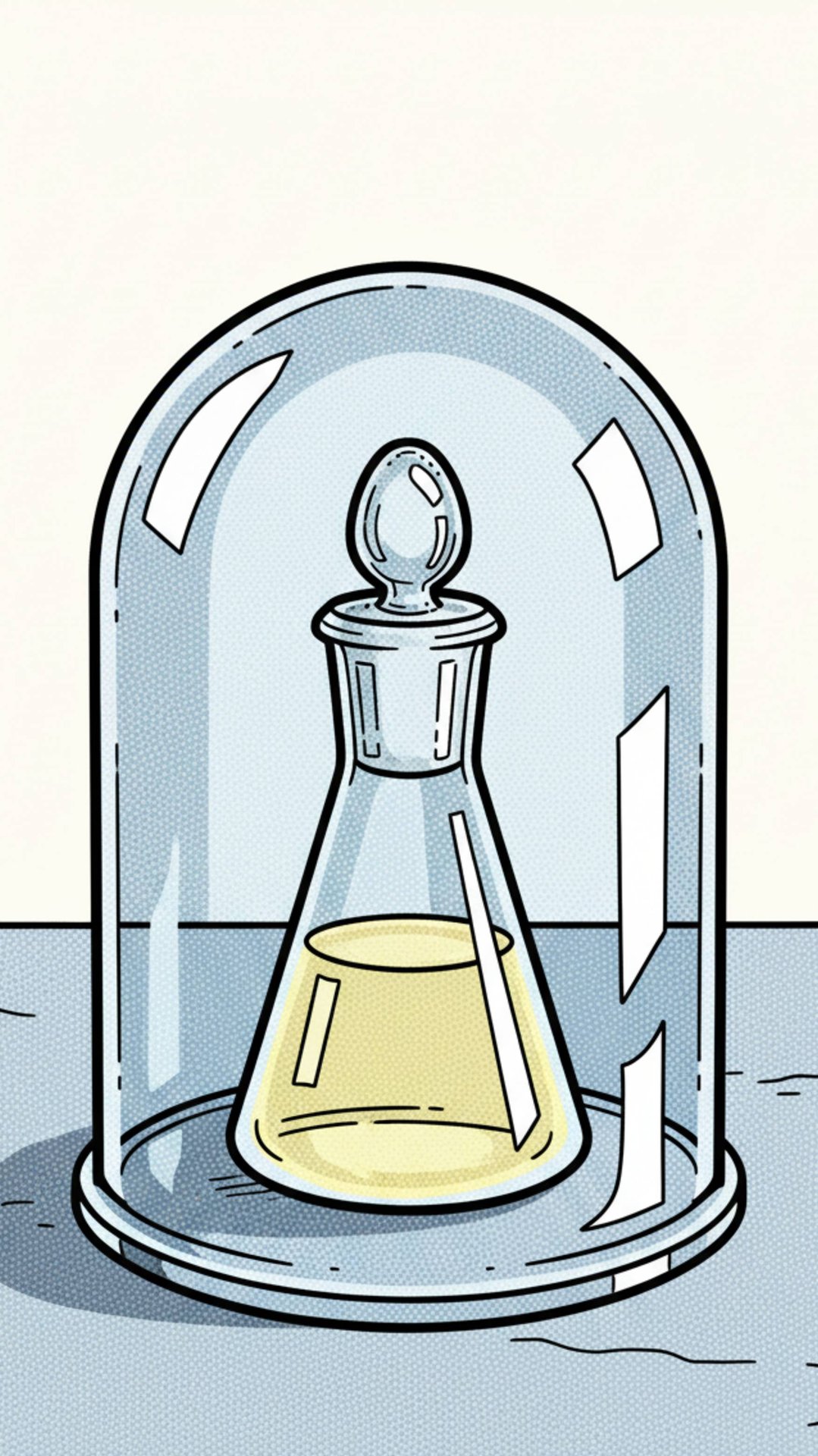 Колба вращает мешалку