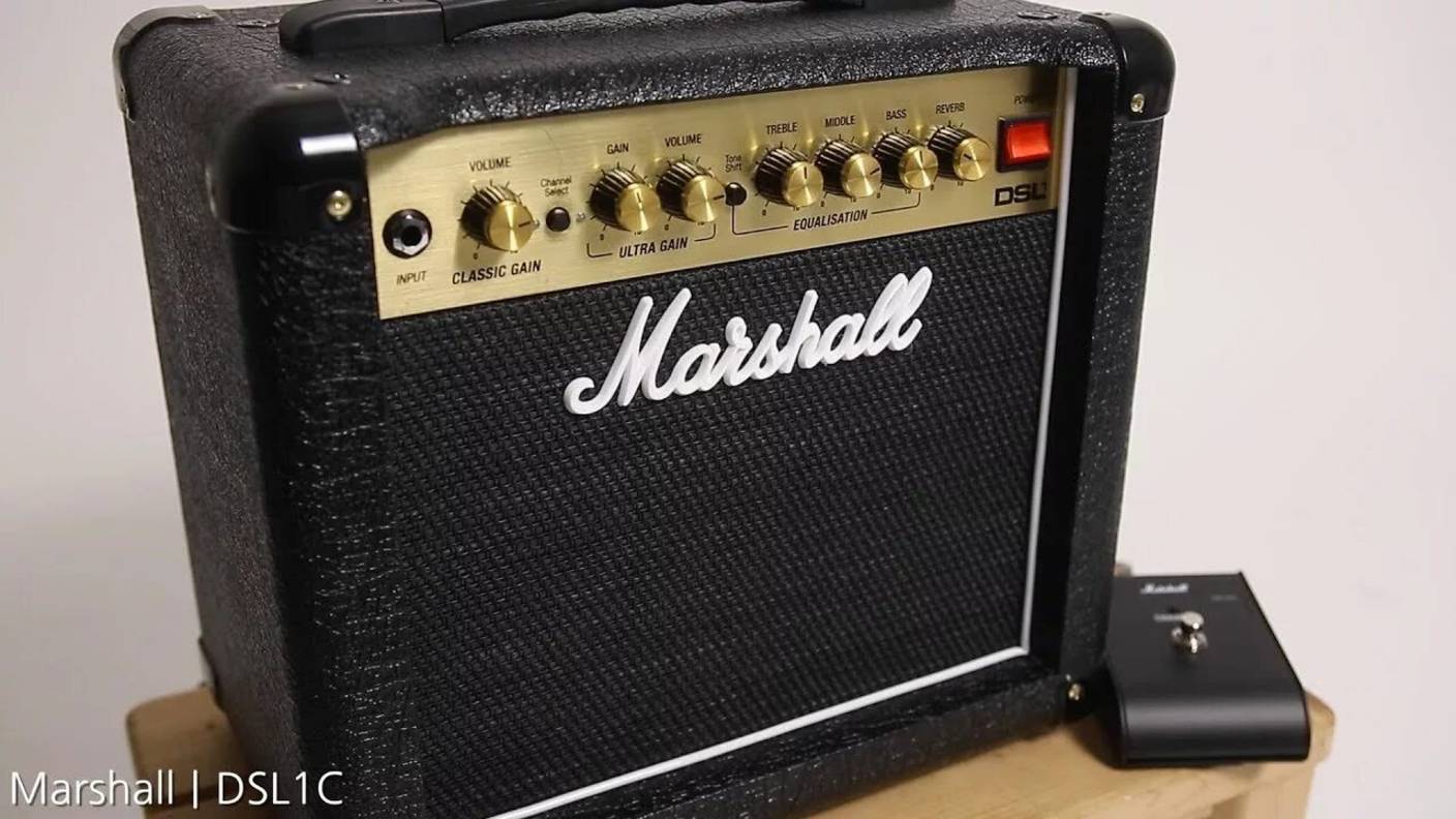 Комбоусилитель ламповый MARSHALL DSL1 обзор