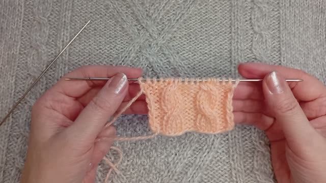 Косы спицами - легко