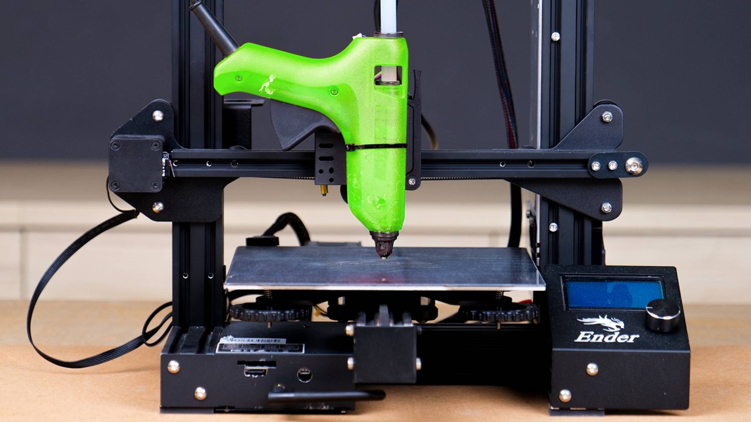 Можно ли печатать  3D горячим клеем?
