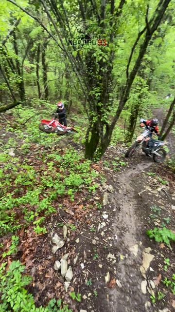 Тренировки в эндуро секции для детей на эндуро в Геленджике КВАДРО93