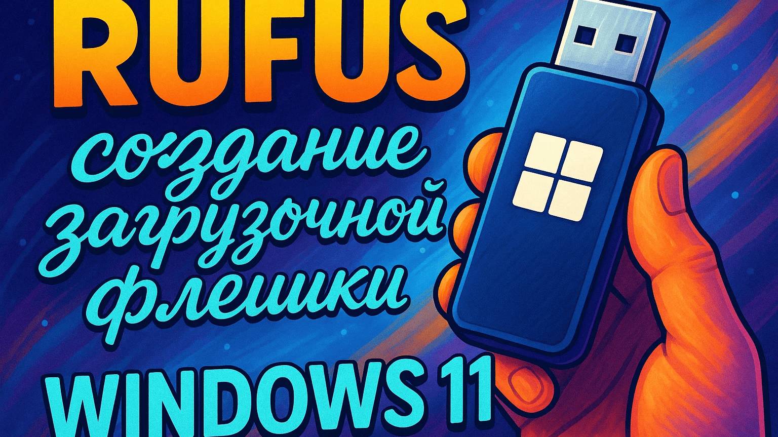 Rufus создание загрузочной флешки с Windows 11