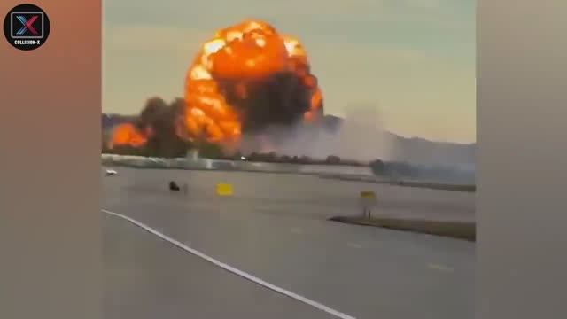 60 шокирующих авиакатастроф и ошибок, заснятых на камеру!