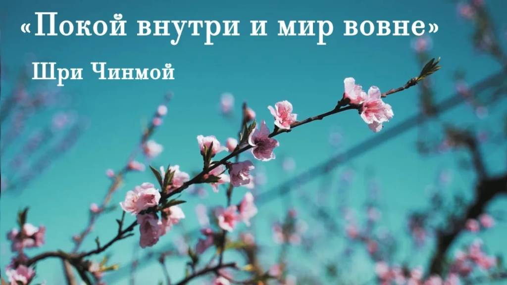 Покой внутри и мир вовне, ч.2. Музыка и афоризмы Шри Чинмоя в исполнении автора
