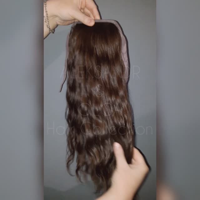 Объёмный ХВОСТ на ленте #накладнойхвост #натуральныйхвост #изделияизволос #шиньонхвост #постиж