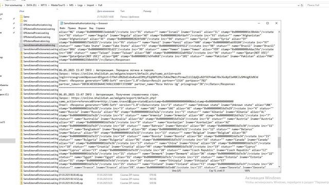 9 Логи в МИС