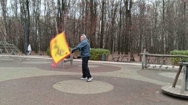 Разминка с фитнес флагами (3)