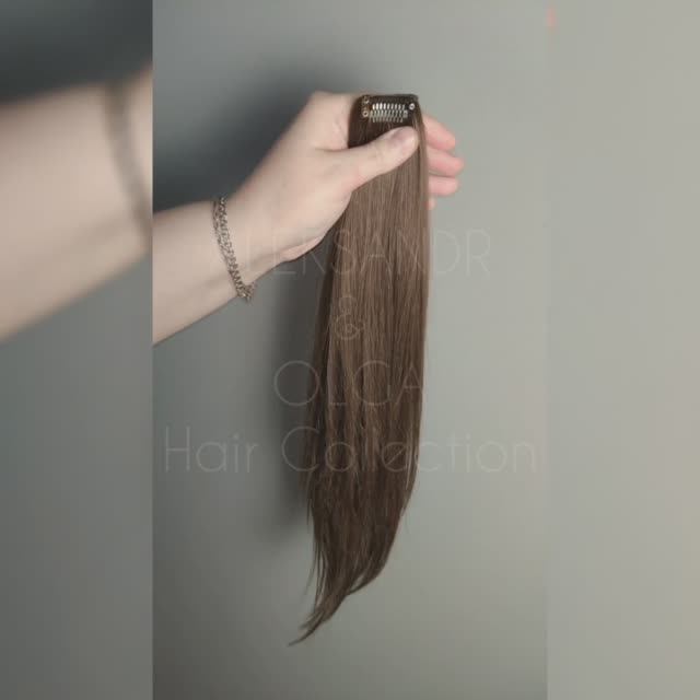 Накладная КОСА - хвост (не имитация) #накладнаякоса #натуральнаякоса #косаизволос #изделияизволос