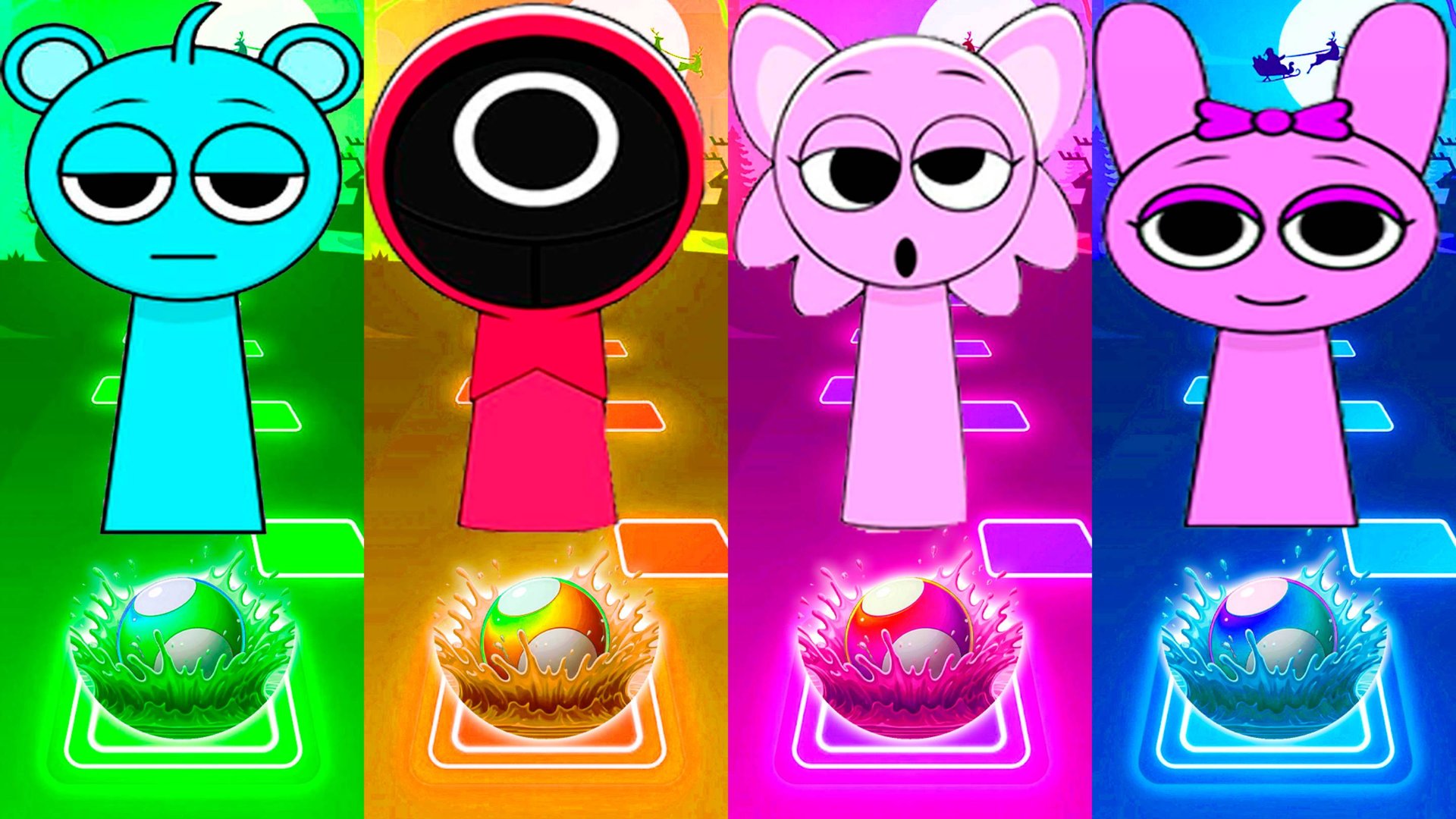 Coffin Dance Спрунки 126 уровень - Мультики про Спрунке | МУЛЬТФИЛЬМЫ SPRUNKI в Tiles Hop