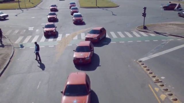 Час пик на перекрёстке