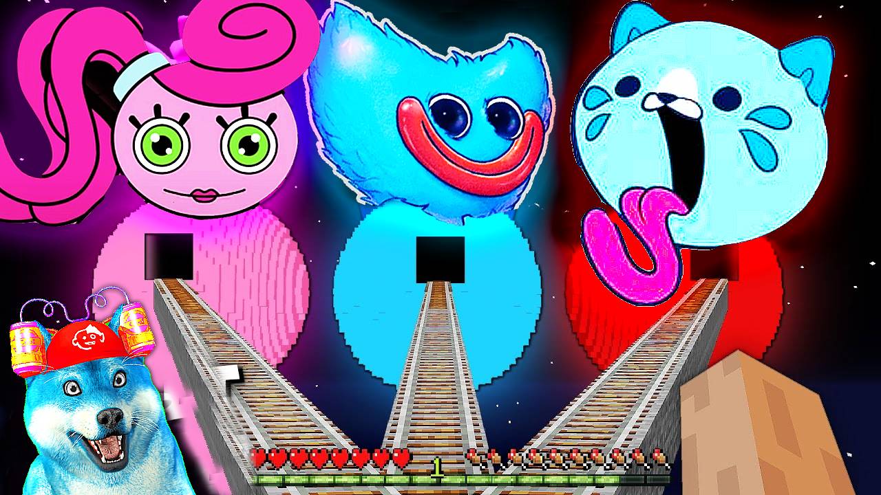 Я нашел секретные ПЛАНЕТЫ ХАГГИ ВАГГИ, КОНФЕТНЫЙ КОТ И МАМА ДЛИННЫЕ НОГИ В МАЙНКРАФТ и Minecraft pe