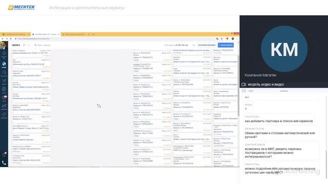 2 Интеграция с другими программами, обзор (МИС, Интерлук, AMO CRM, 1С, GDS)