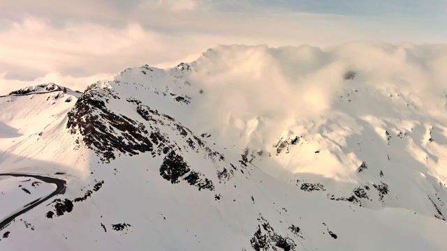 🏔 Футаж Заснеженные горы