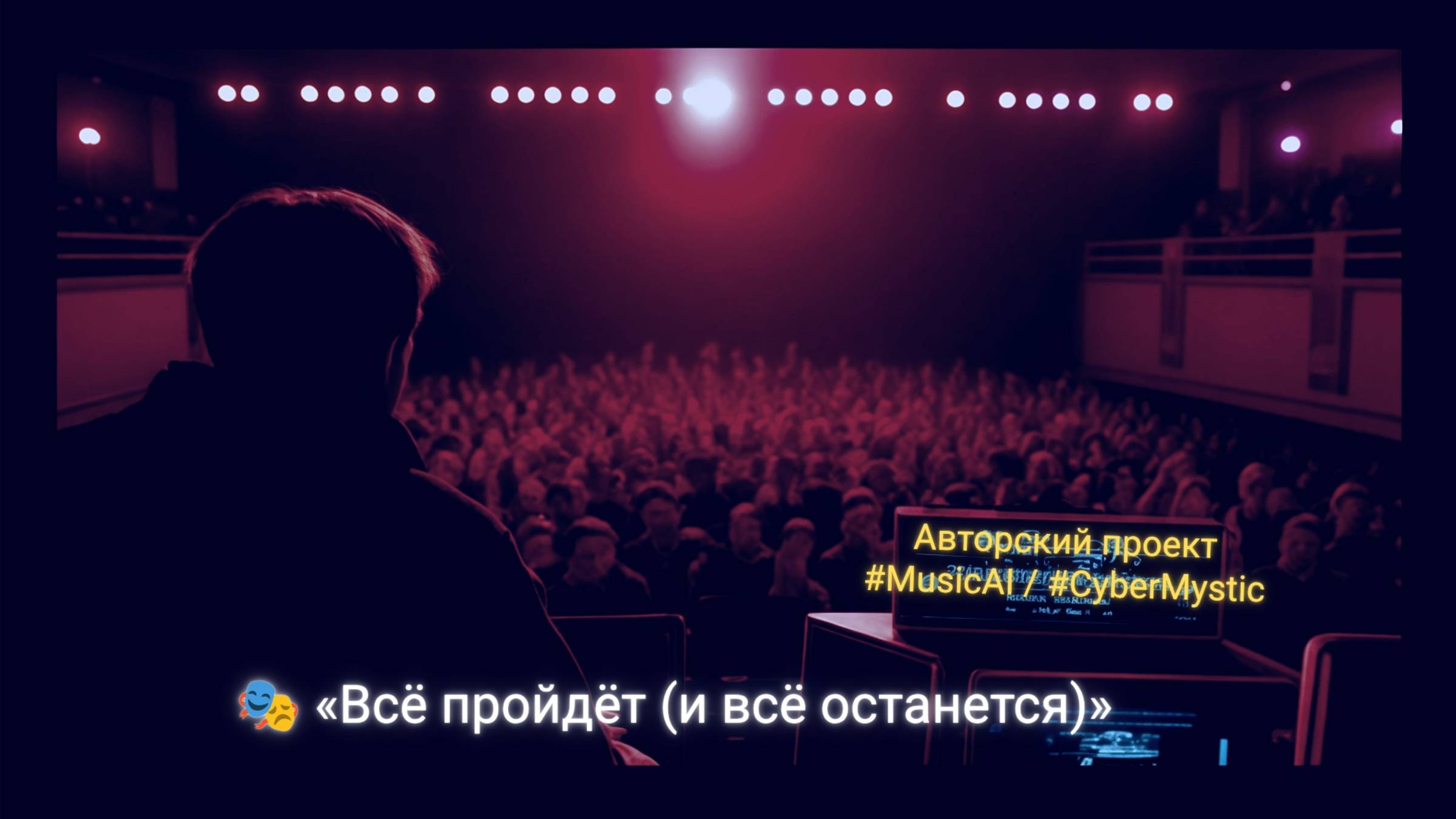 🎭 «Всё пройдёт (и всё останется)» — в фирменной эстетике #CyberMystic / #MusicAI